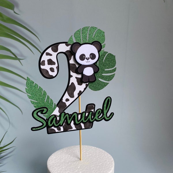 Panda Cake Topper - Etsy