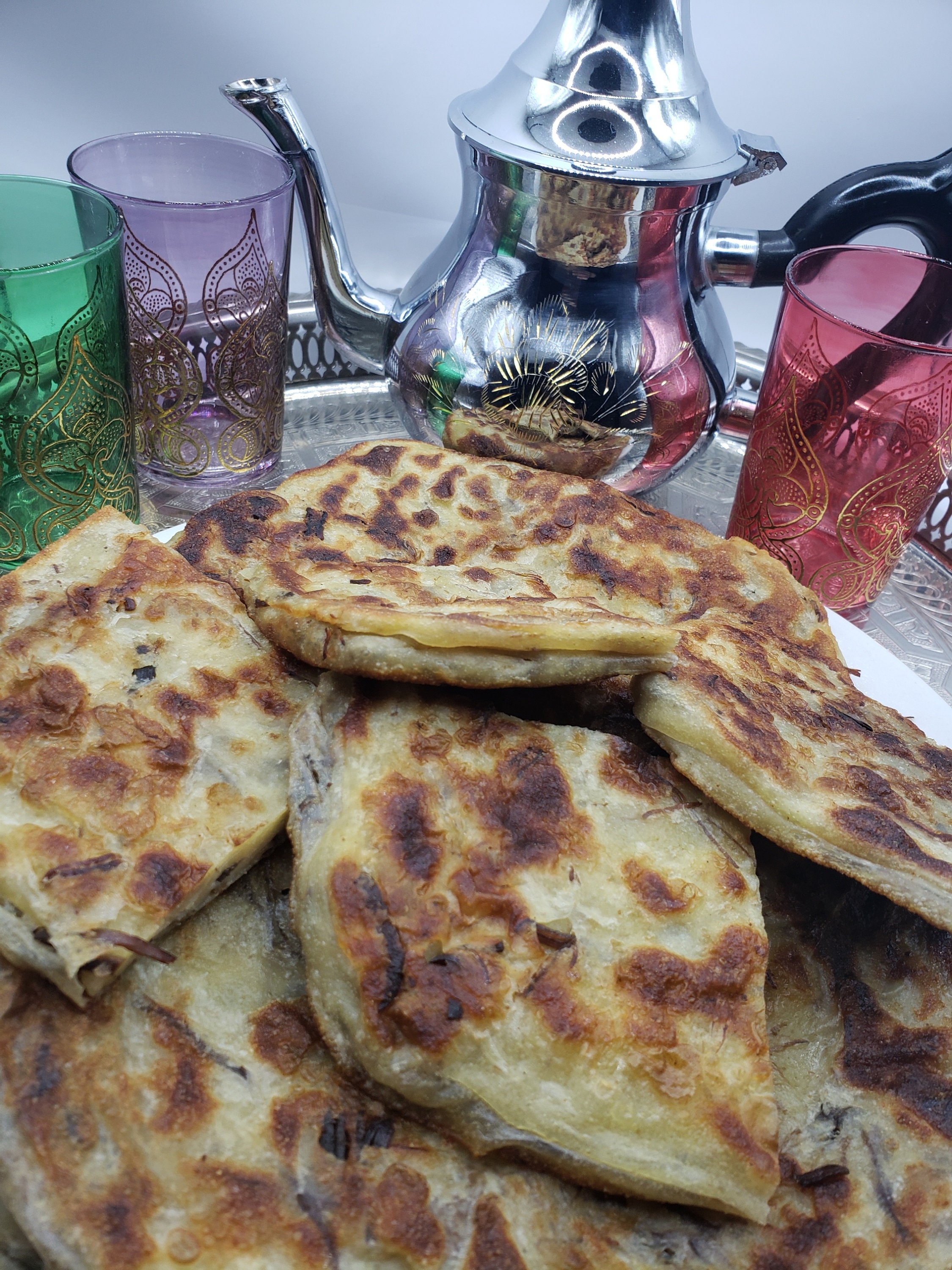 Moroccan Khli3 Msemen or Dry Meat Msemen Made With Love10 Pcs - Etsy