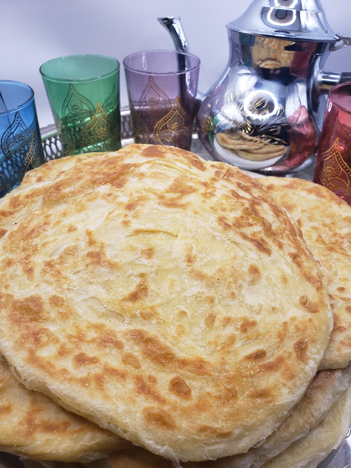 Moroccan Malwi or Msemen Made With Love10 Pcs - Etsy