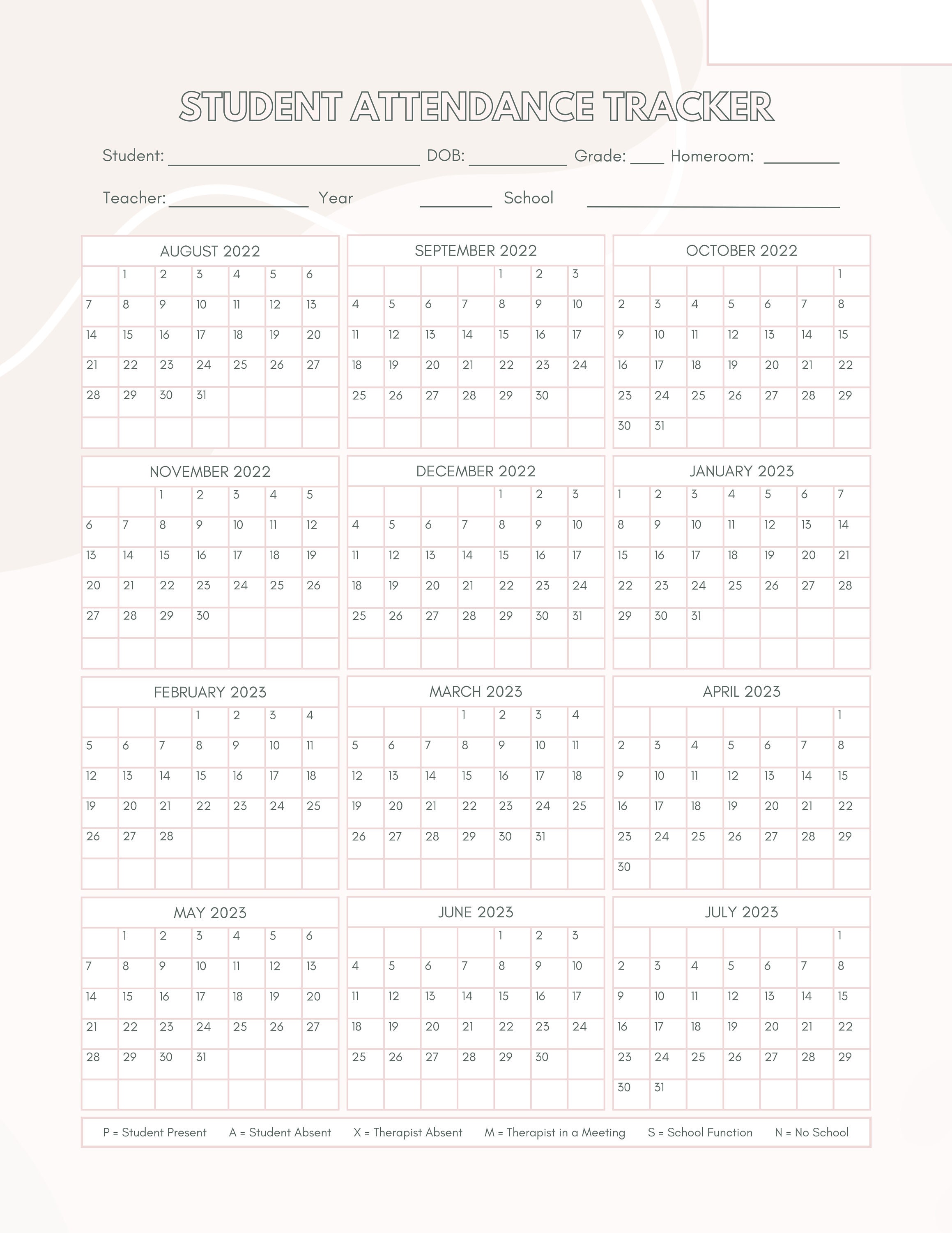 Printable Smart Homeschooling Bundle: Attendance Reading and - Etsy