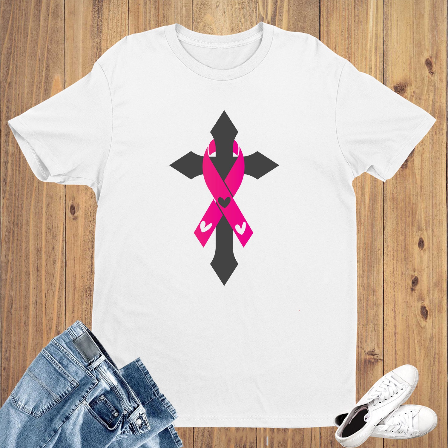Christian Svg, Religious Svg, Cancer Awareness Ribbon SVG, Christian ...