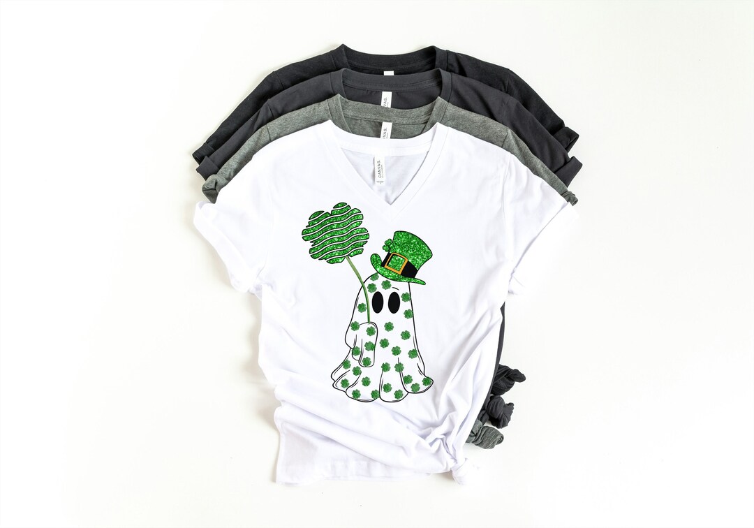 Ghost Master With Paper Patrick Ghostie Spooky St Patrick's Day Saint ...