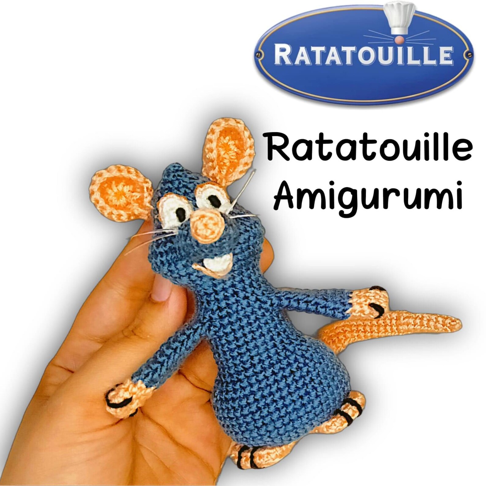 Ratatouille Amigurumi Crochet Pattern - Chef Rat PDF - Etsy Canada