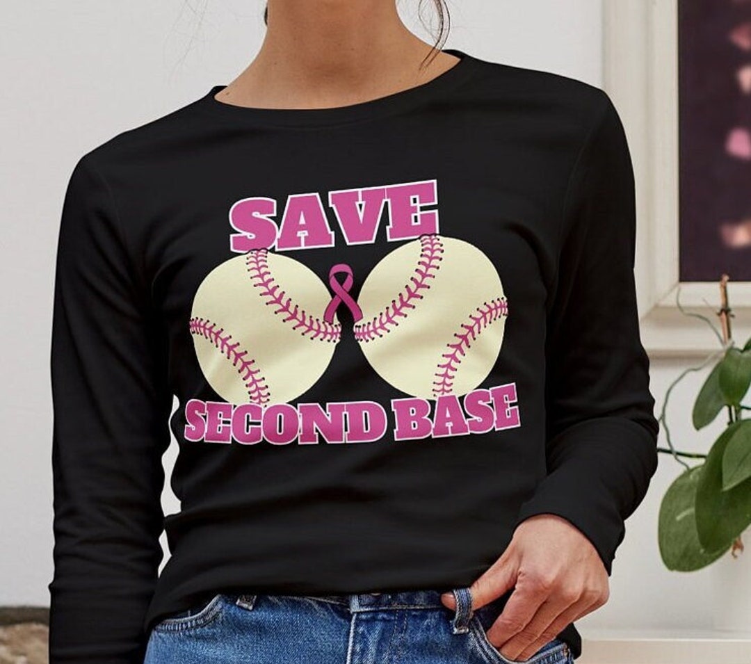 Save the Second Base Breast Cancer Survivor PNG - Etsy