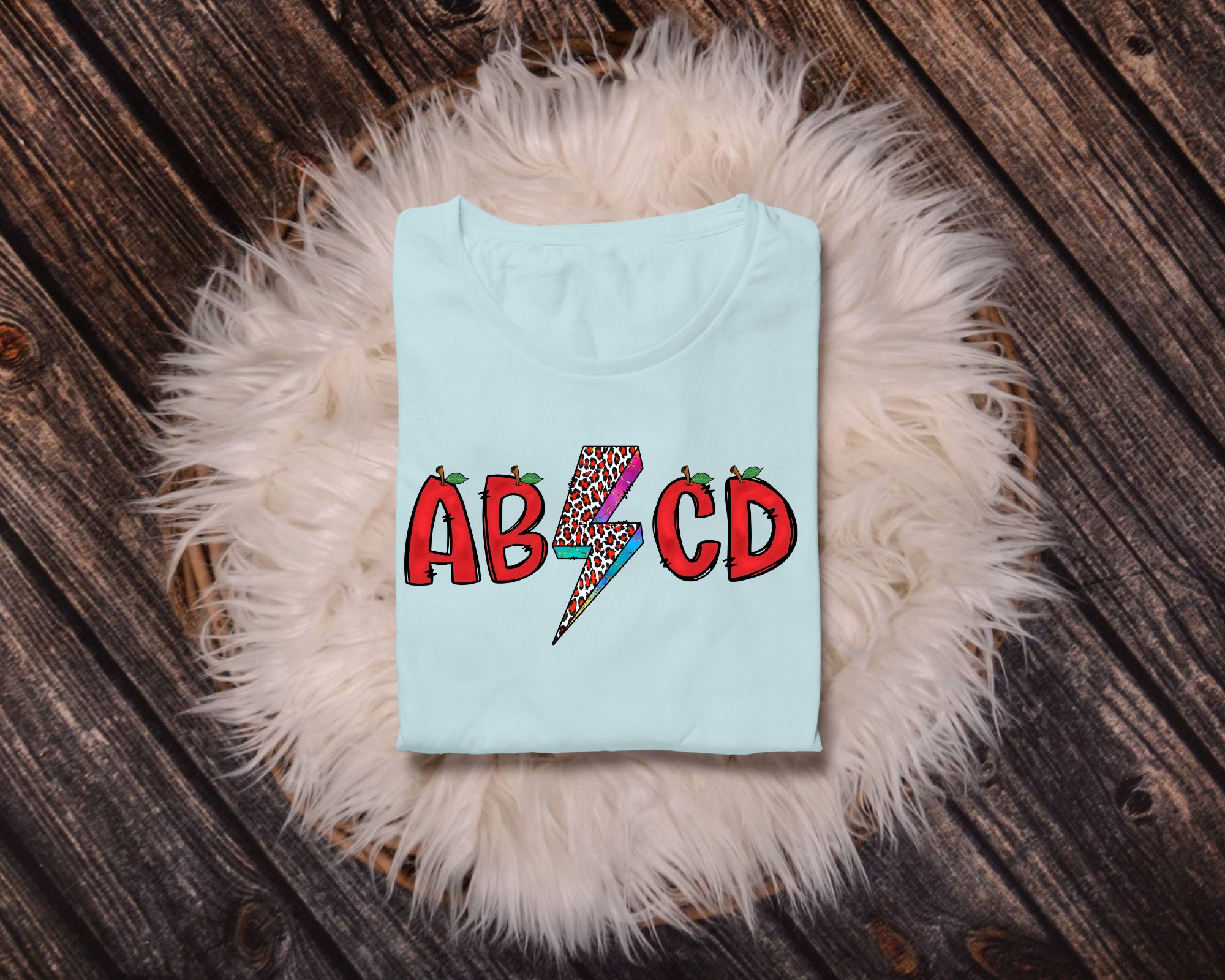 ABCD Teacher Shirt. AC/DC Teacher. Rocknroll Teacher T-shirt - Etsy