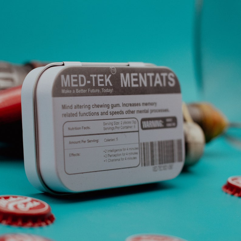 Fallout Inspired Mentats Tin - Classic - Etsy