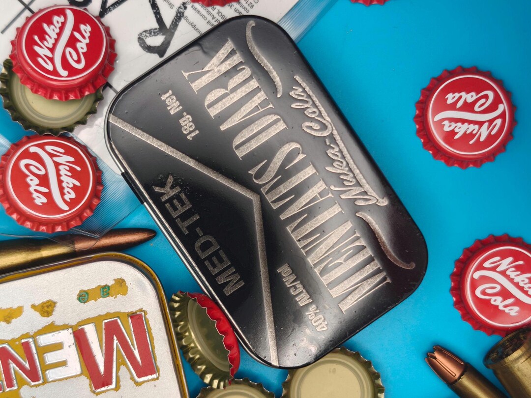 Mentats Dark Tin. Fallout-inspired Nuka Cola Prop. LIMITED EDITION - Etsy