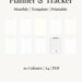 Monthly Tracker Printable Template A4, Portrait - Etsy