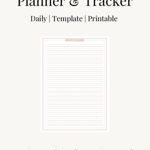 Brown Tracker Bundle, Printable Templates a5,a4,letter, Portrait ...