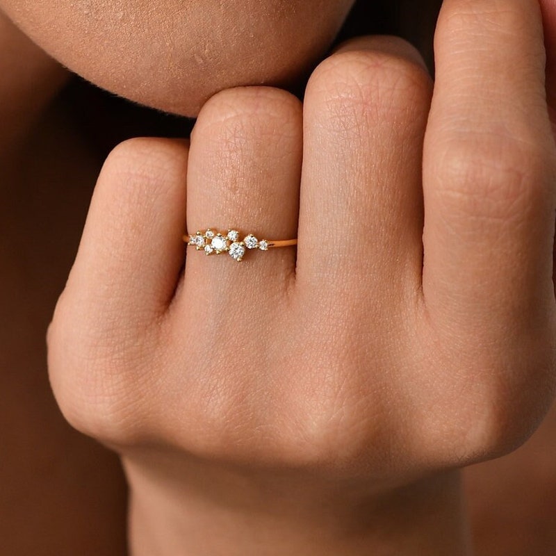Cluster Ring - Etsy