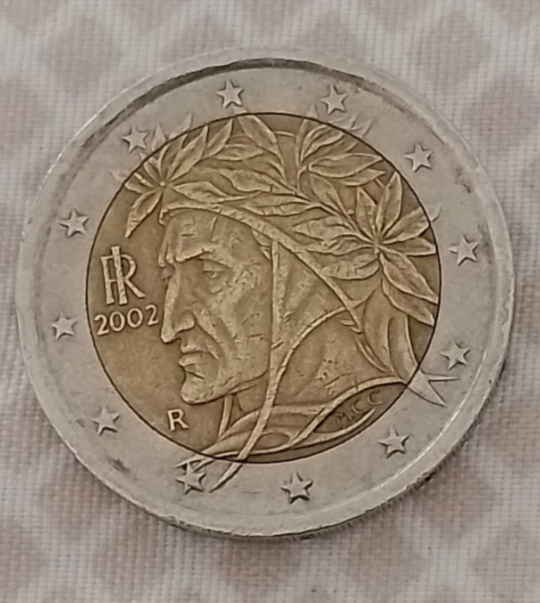 Moneta 2 euro Dante Alighieri 2002 - Etsy España