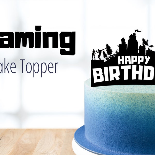 Gaming Cake Topper - Etsy