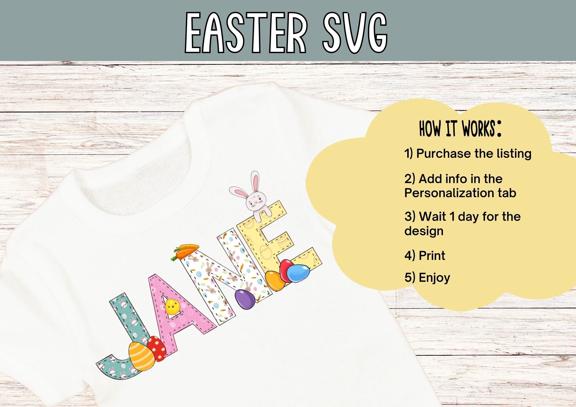 Easter SVG Onesie SVG My First Easter Outfit for Easter - Etsy