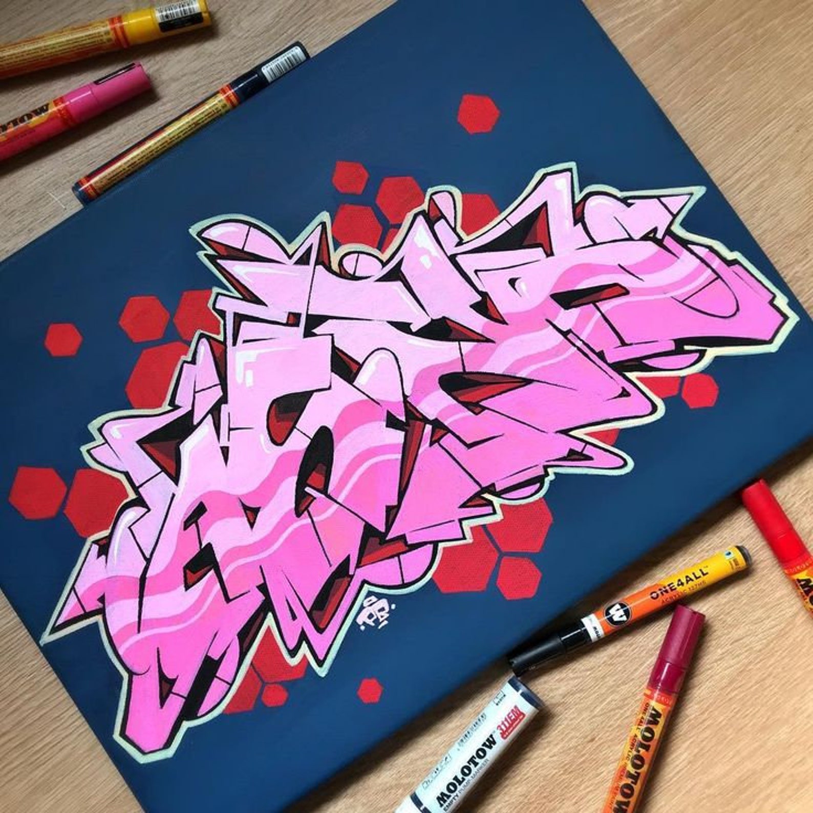 Custom Graffiti Design by (former) Professional Graffiti/mural Artist ...