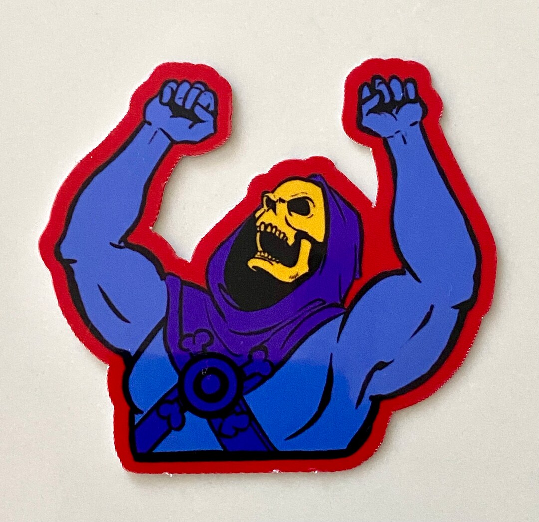 Skeletor Sticker | Water Bottle Laptop Sticker | Journaling Notebook ...