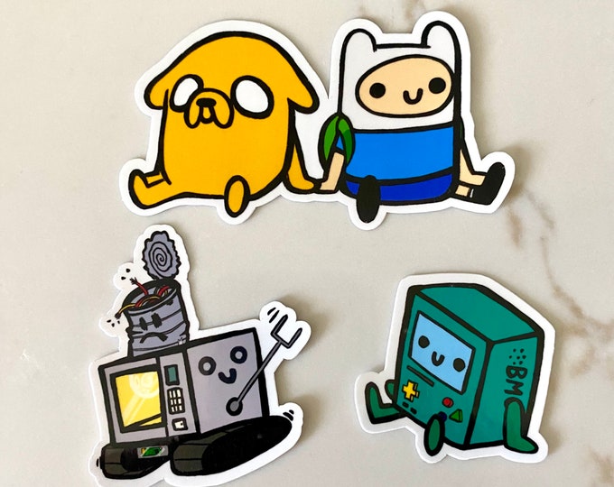 Adventure Time Stickers, Vinyl Stickers, 10-50 Pcs Random Pack, FREE ...