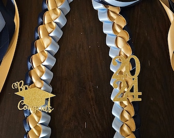 Ribbon Lei / Pick Your Colors / Graduation Leis / Custom Lei - Etsy