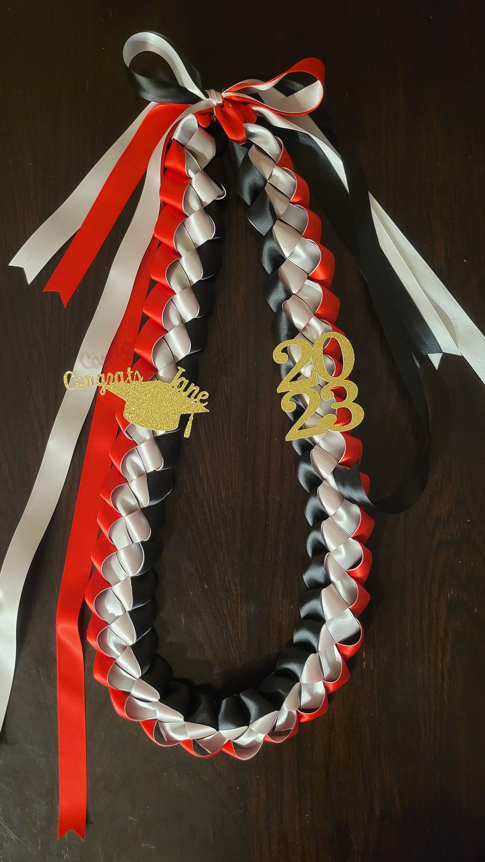 Ribbon Lei / Pick Your Colors / Graduation Leis / Custom Lei - Etsy