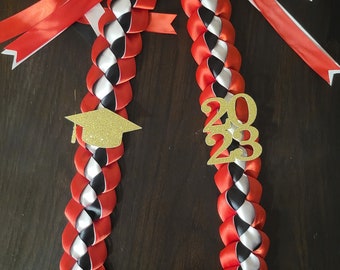 Ribbon Lei / Pick Your Colors / Graduation Leis / Custom Lei - Etsy