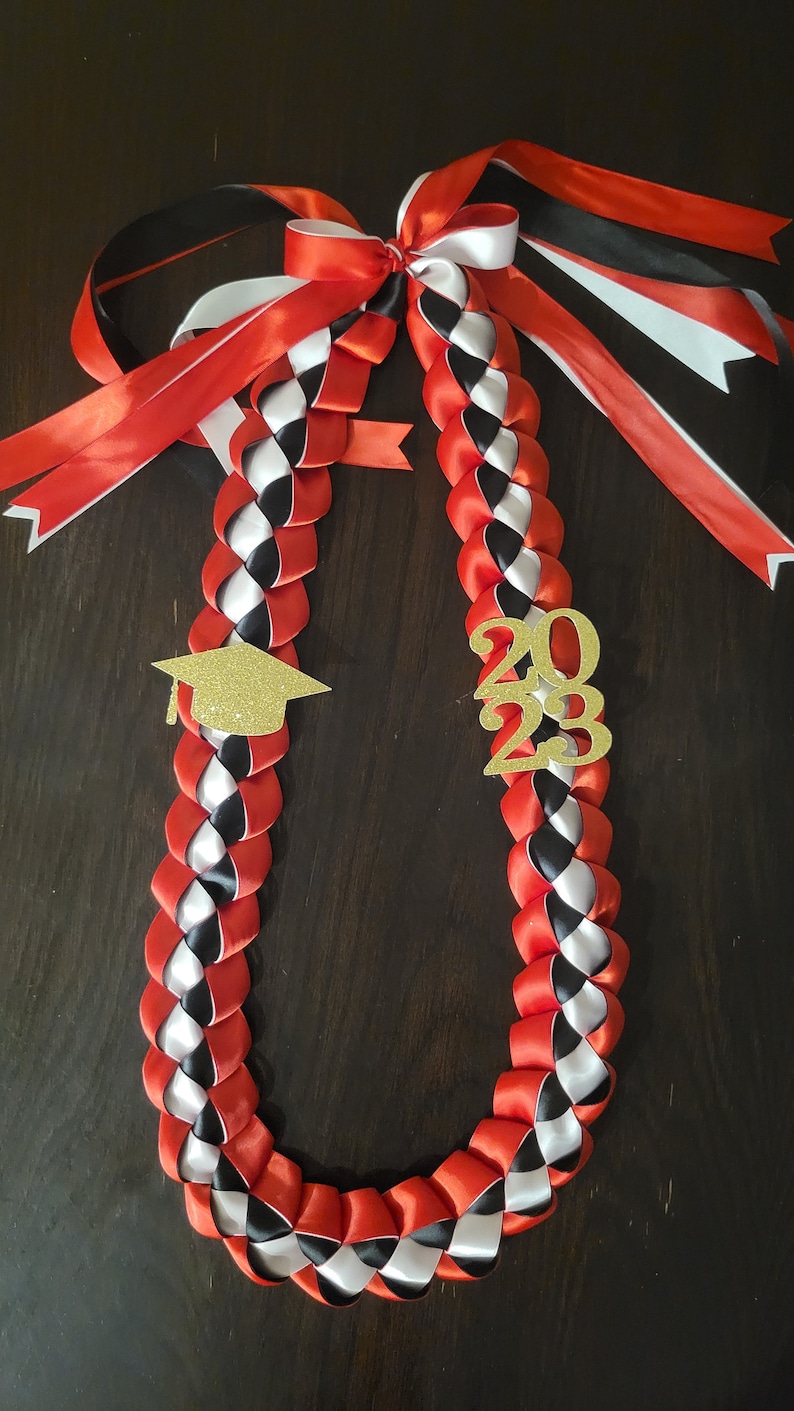 Ribbon Lei / Pick Your Colors / Graduation Leis / Custom Lei - Etsy