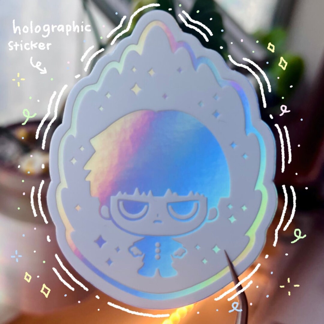 Mob Holographic Sticker - Etsy