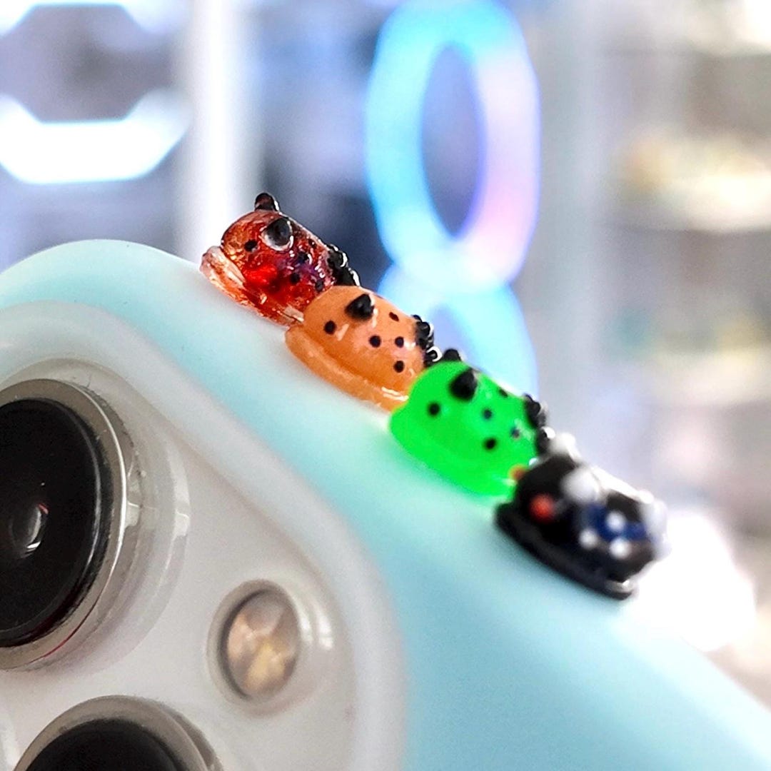 Spooky Glow-in-the-dark Sea Bunny Phone Charm: Polymer Clay Hipper - Etsy