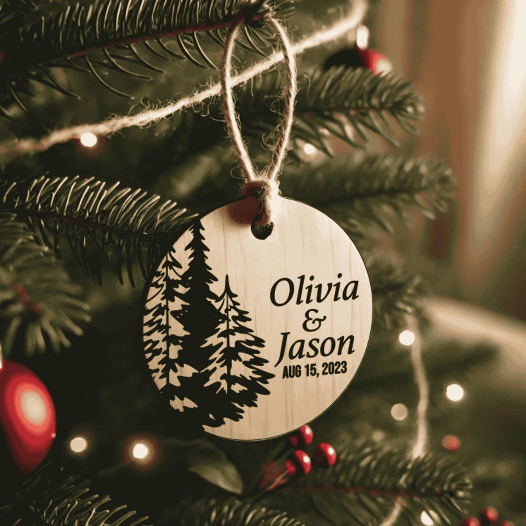 Personalized Christmas Ornaments Custom Holiday Decor Unique Engraved ...