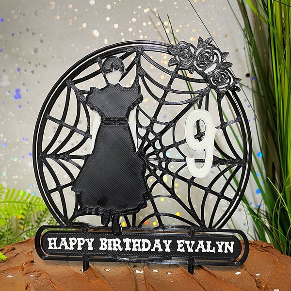 Wednesday Window for Cake - Etsy