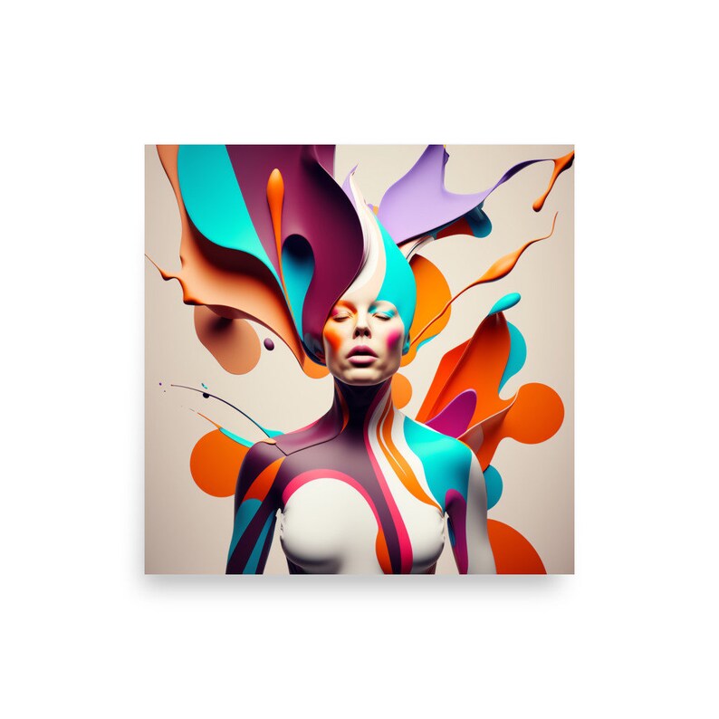 Sleek and Chic Abstracts Modern Home Decor Simple Artwork - Etsy