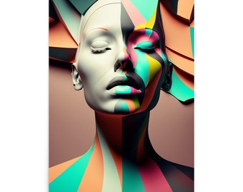 Sleek and Chic Abstracts Modern Home Decor Simple Artwork - Etsy