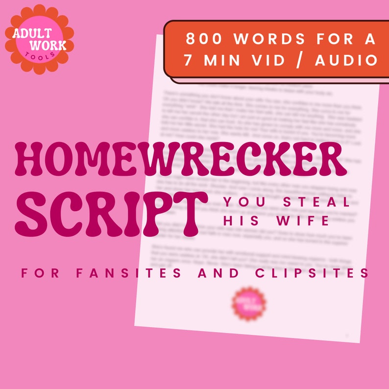 Femdom Homewrecker Script, Onlyfans, Fansly, Loyalfans (digital ...