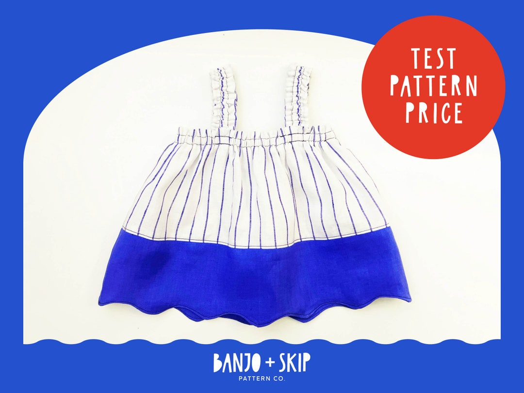 Baby Dress Sewing Pattern PDF (download) TEST PATTERN - Etsy