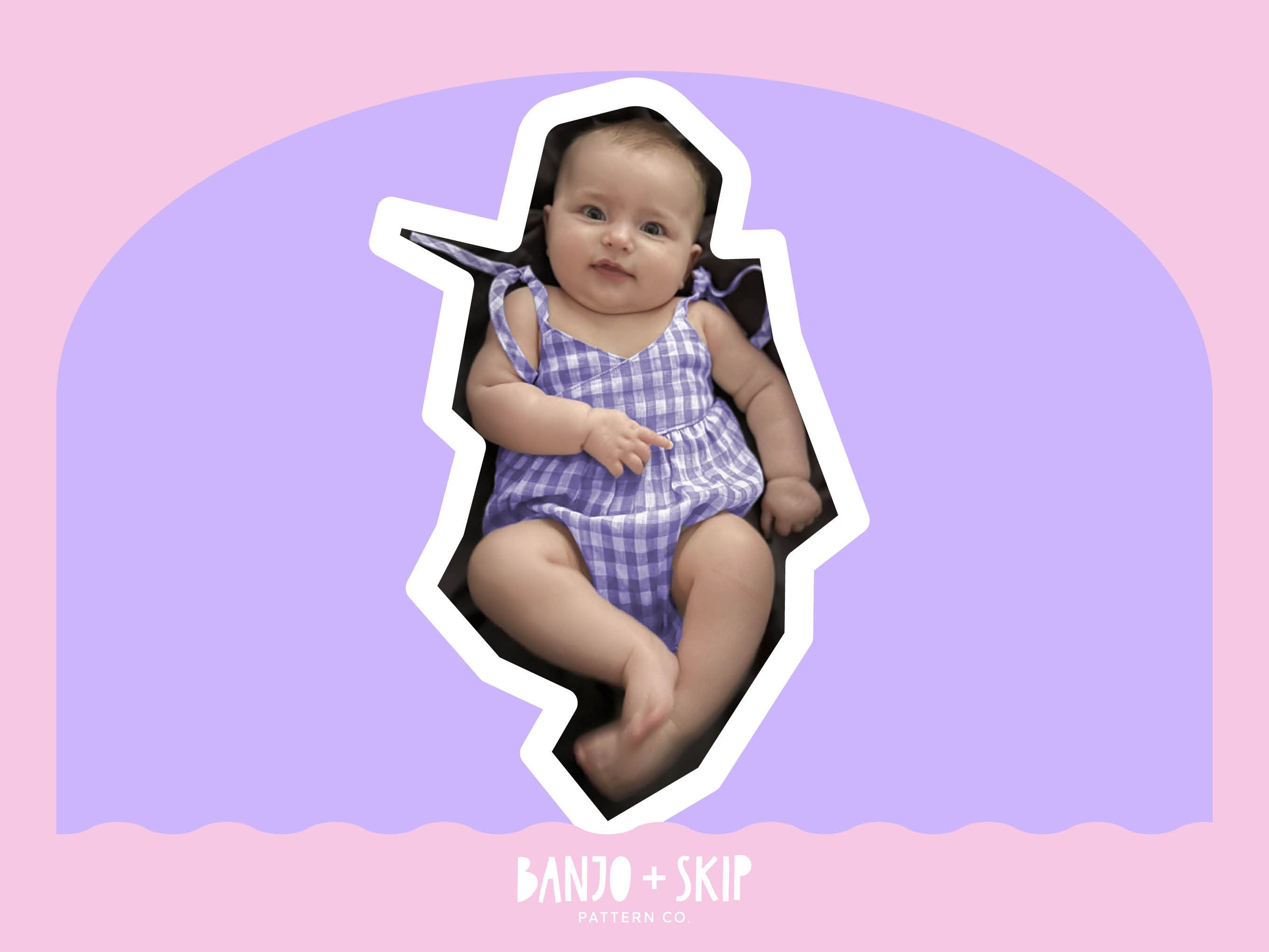 Cross Front Dress and Romper PDF Sewing Pattern baby Babies - Etsy