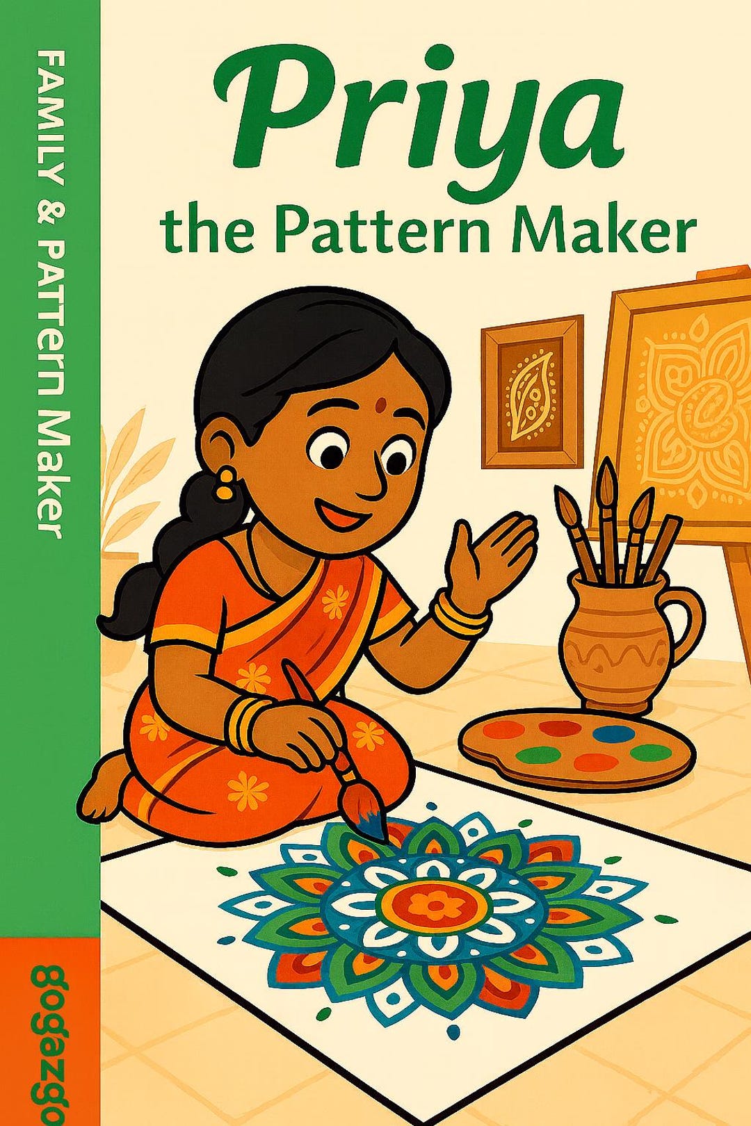 Priya the Pattern Maker Coloring Book | 20 Pages of Creative Fun & EQ ...