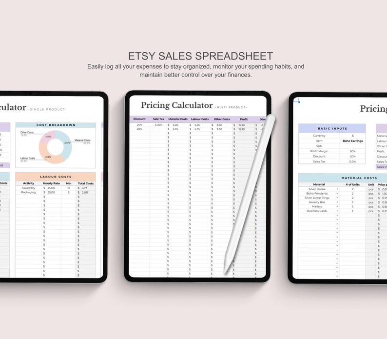 Ultimate Pricing Calculator Spreadsheet | Editable Google Sheets and ...