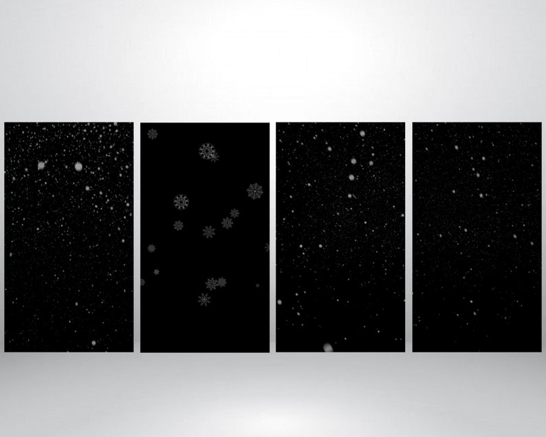 Animated Snow Background, Snow Motion Graphic, Instagram Story ...