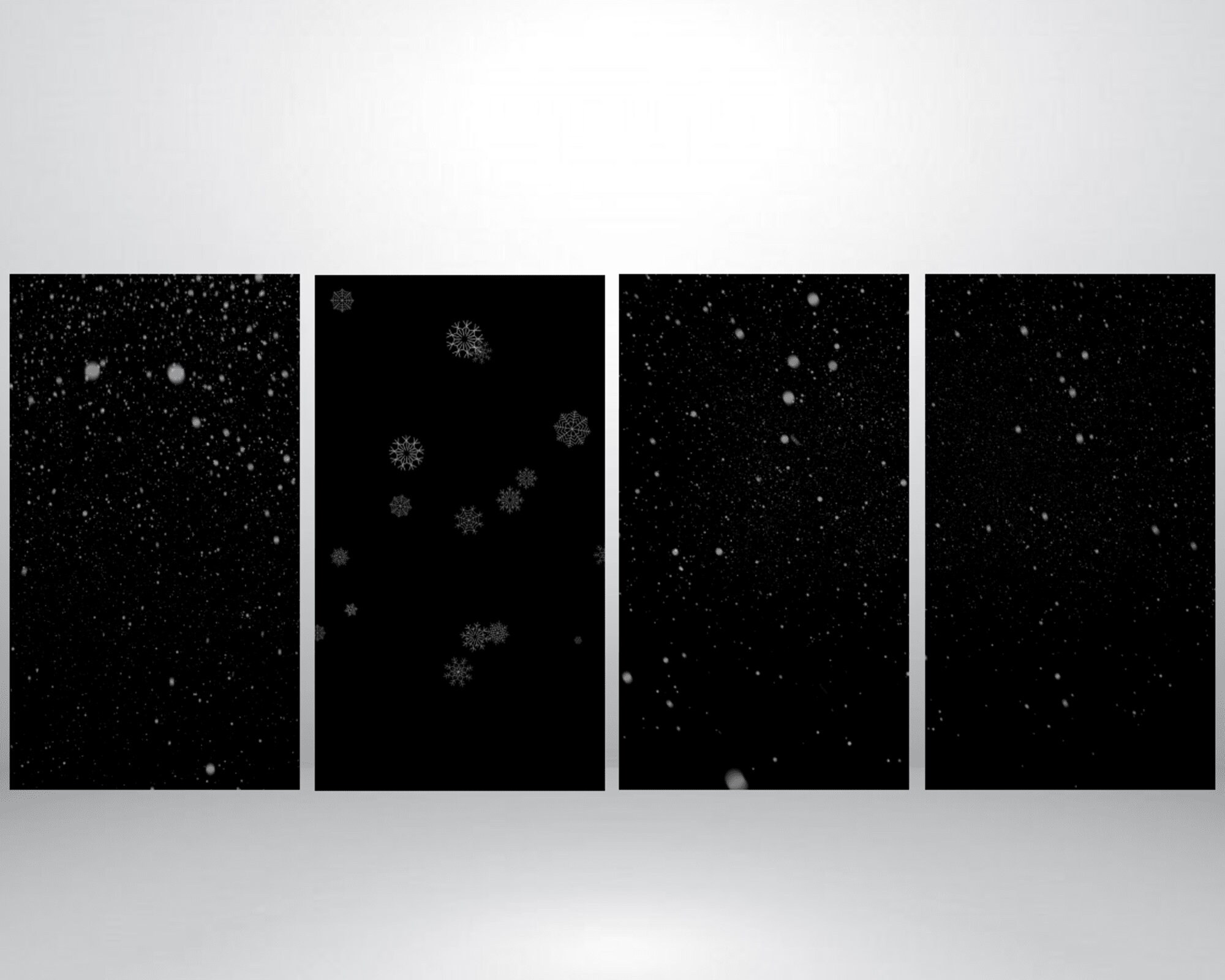 Animated Snow Background, Snow Motion Graphic, Instagram Story ...