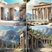 Antique Greece, Roman, Ancient Ages Digital Background // Backdrop ...