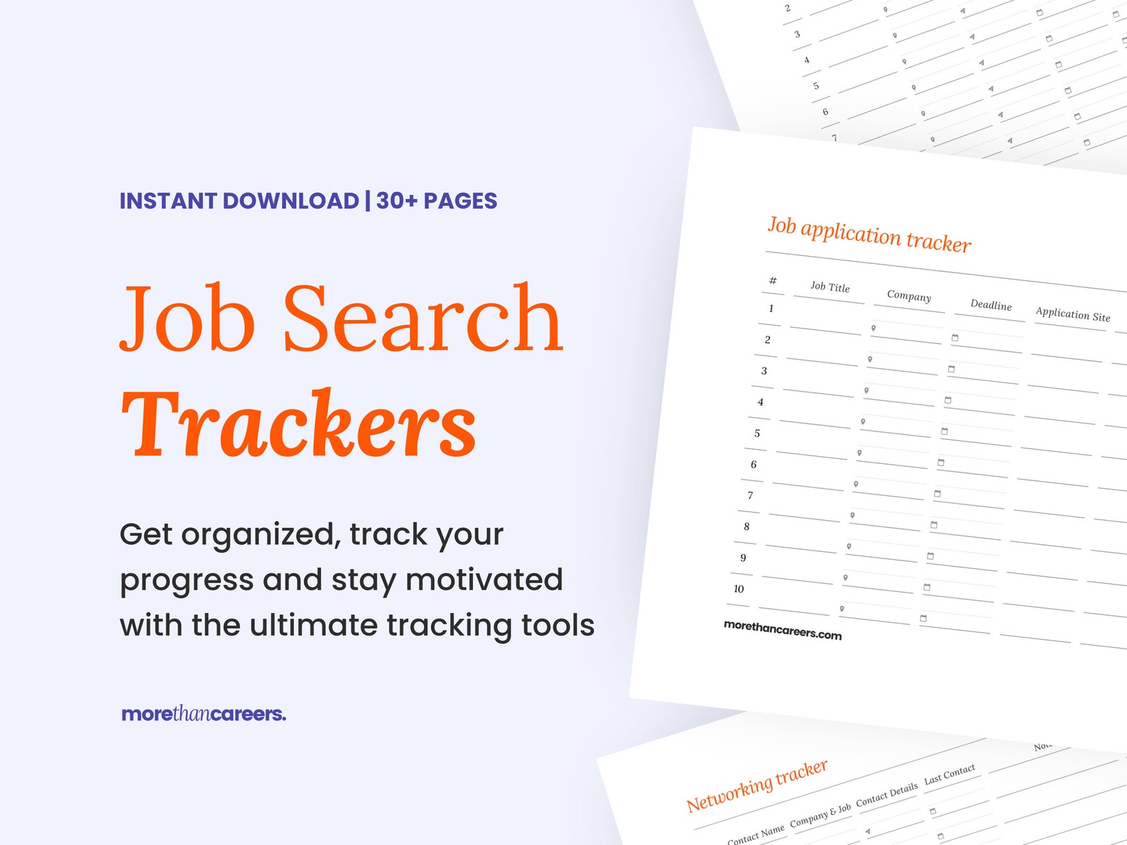 Job Search Tracker, Printable Trackers Job Application Tracker ...