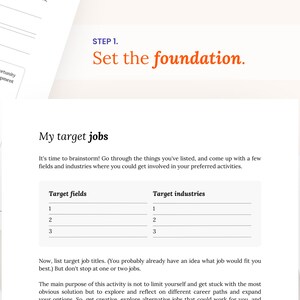 Printable Job Search Strategy Planner, Minimalist Job Search Planner ...