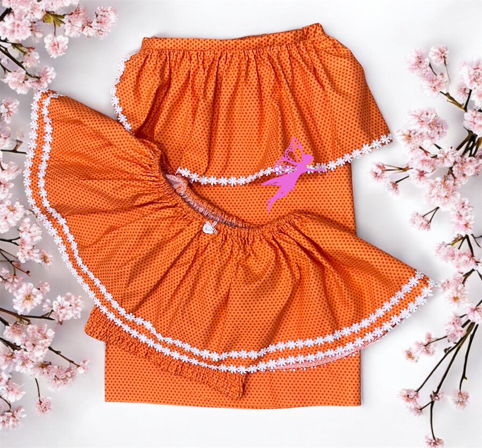 Sri Lankan Girls Half Saree / Lama Saree: Traditional Costume With Neck ...