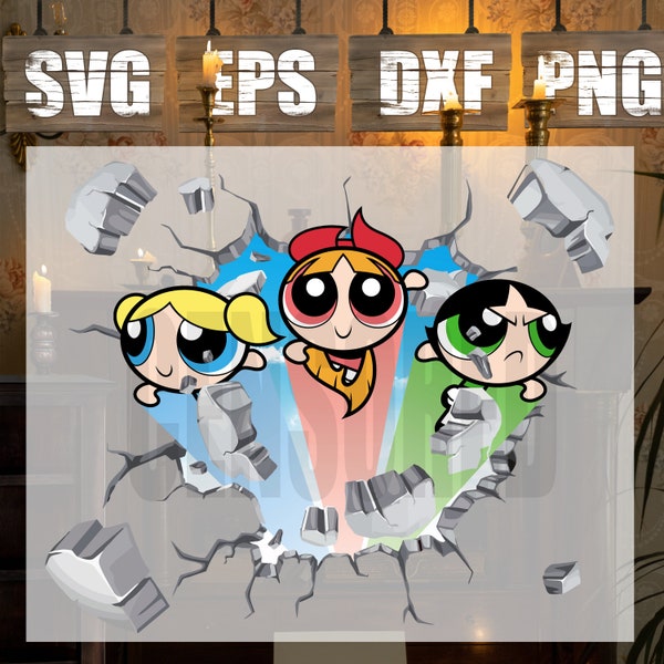 The Powerpuff Girls - Etsy