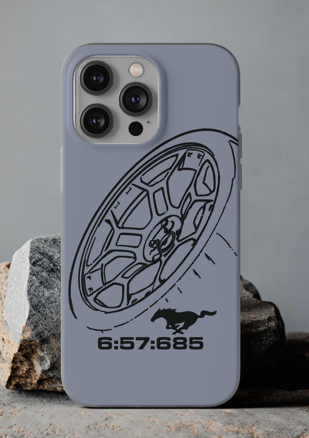 Ford Mustang GTD Nürburgring Record Apple iPhone TPU Case/cover | Blue ...