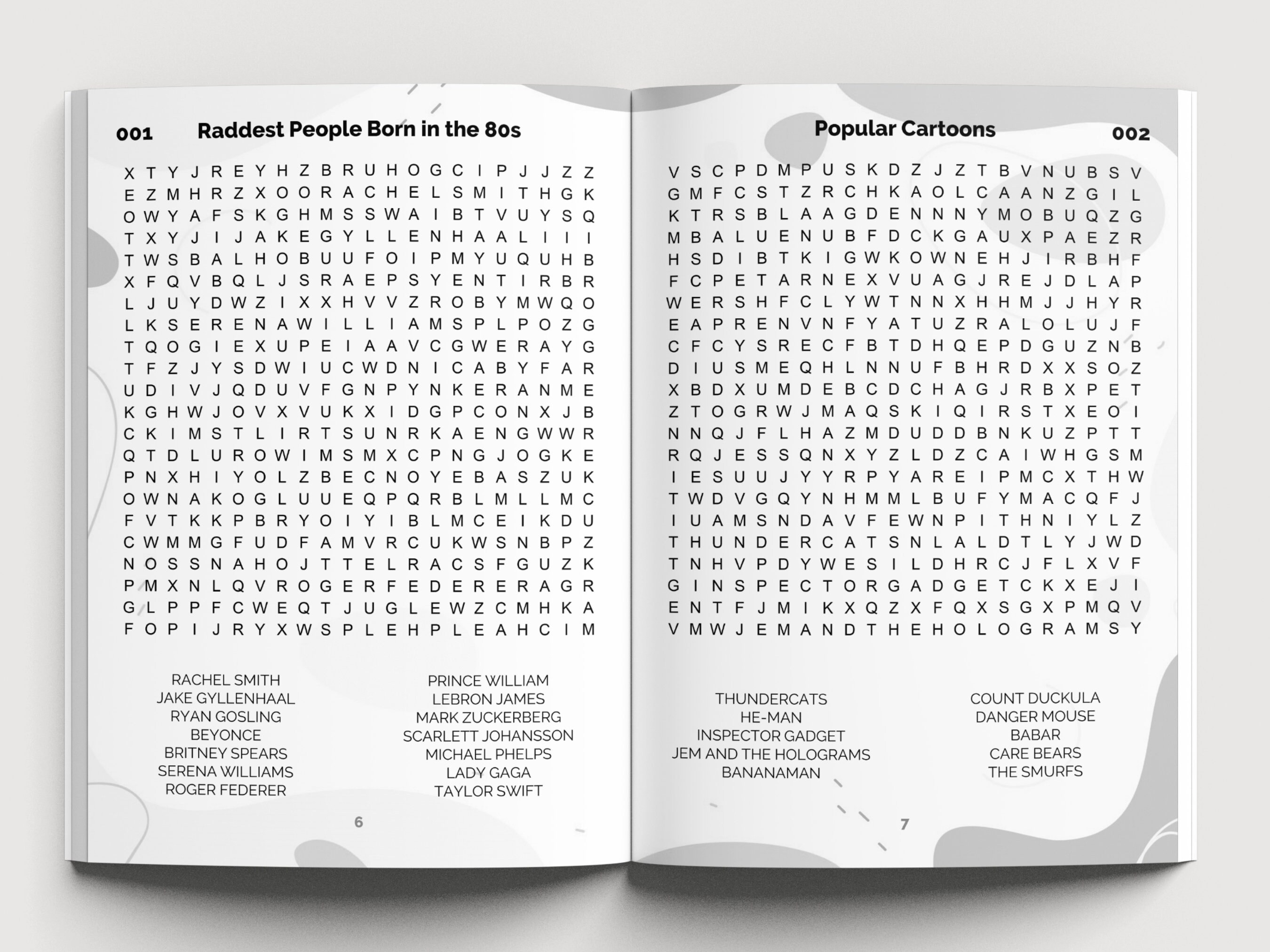 1980s Custom Word Search Book Best Ever Childhood Memories - Etsy