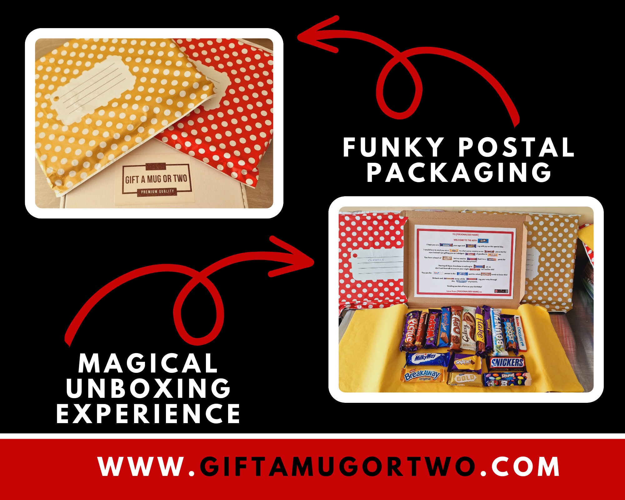 Retirement Poem Message Hamper Box, Chocolate Hamper Box, Chocolate Box ...