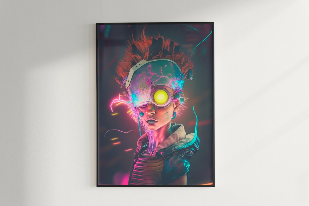 Crazy Cyborg 1 | AI Art | Digital Art | Wall Art | Digital Download ...