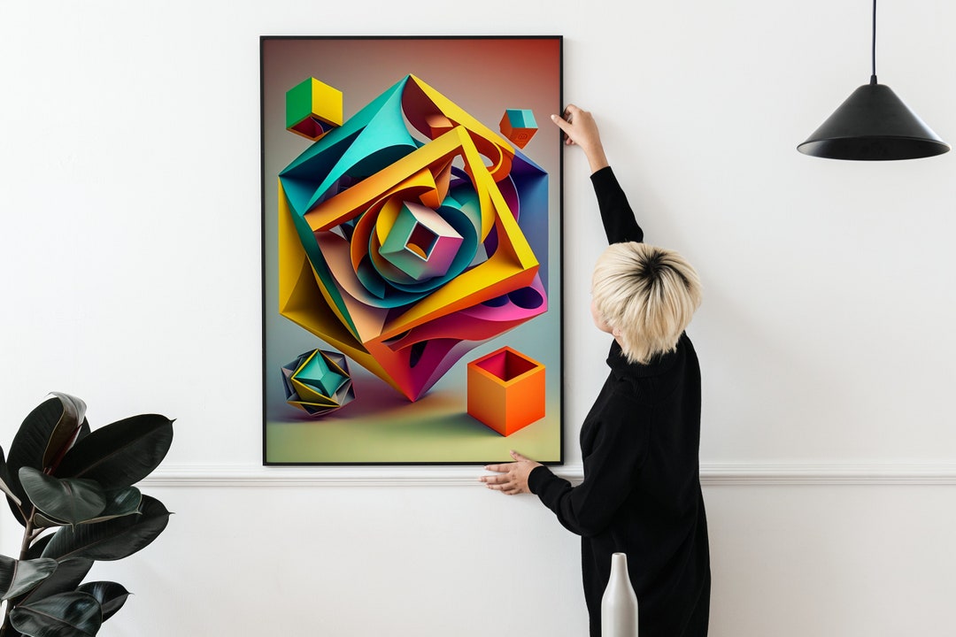 Unique 4 | AI Art | Digital Art | Wall Art Print | Digital Download ...