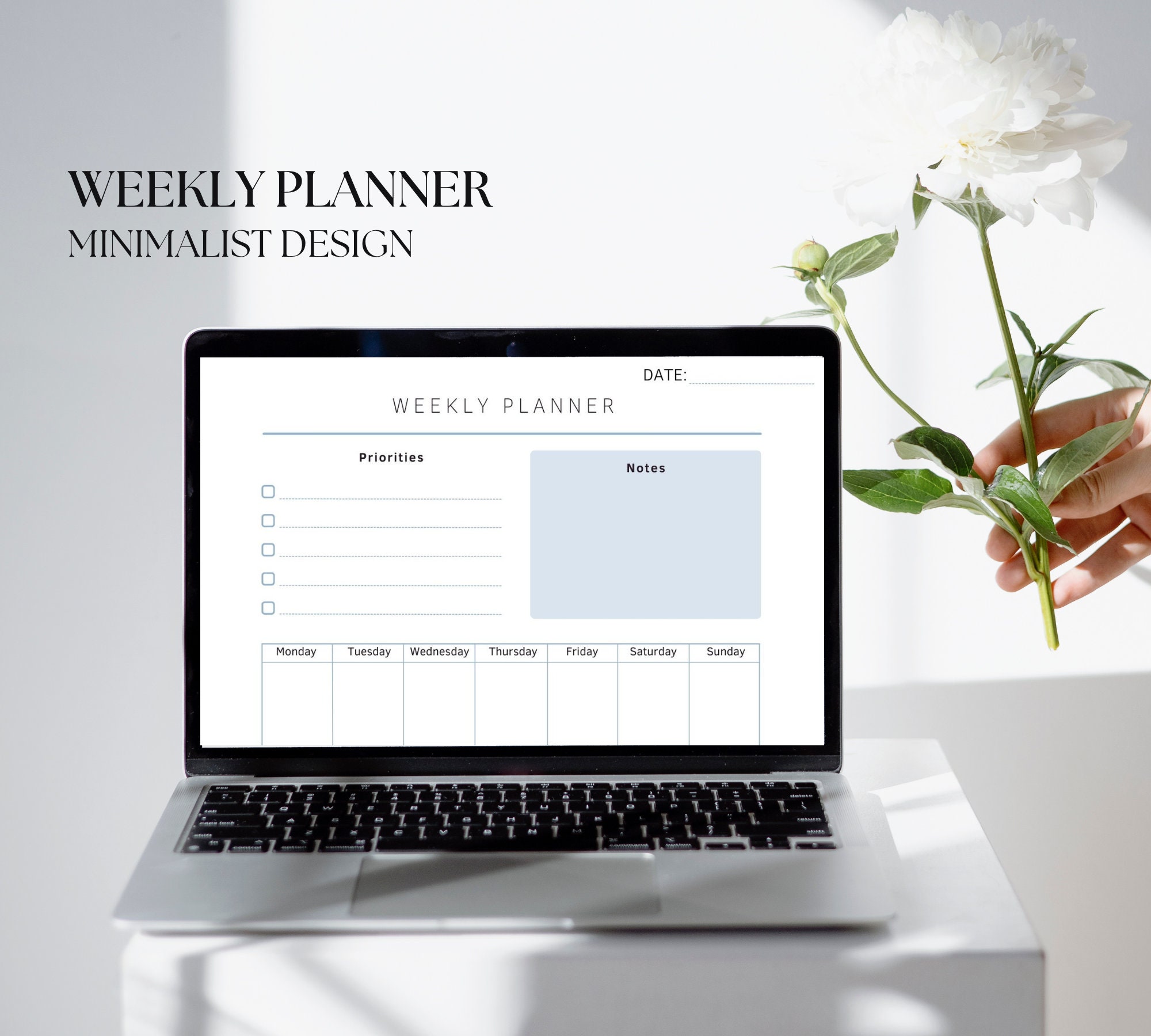 Weekly Planner Blue, Checklist, Todo-list, 8.27 X 11.67 In, 210 X 297 ...