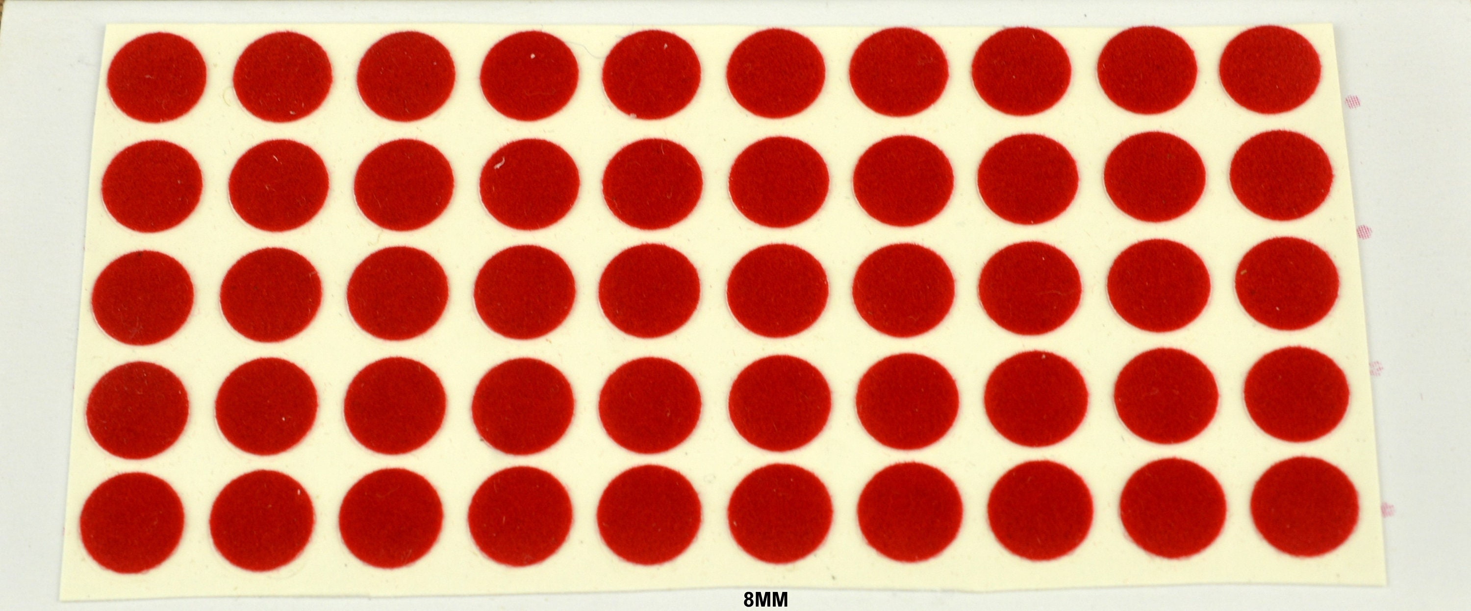 Plain Red Round Velvet Bindis Pack, Indian Red Bindis Tattoos, Reusable ...