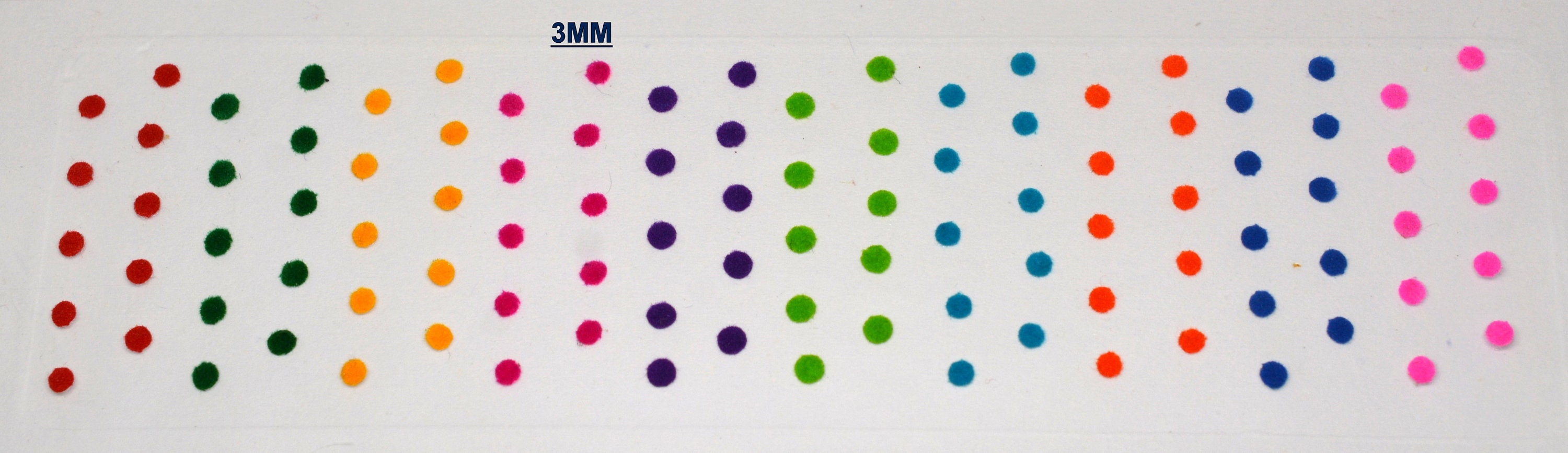 Small Multi Color Round Bindis Indian Multi Color Bindis - Etsy